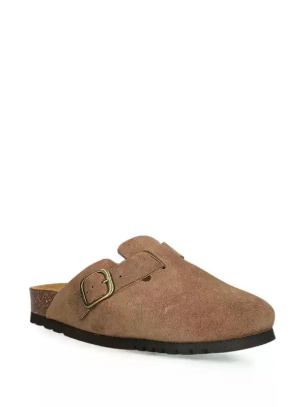 DR. SCHOLL'S SHOES Buckle-fastening Suede Clogs