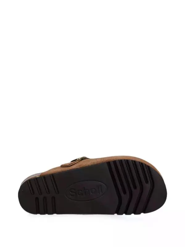 DR. SCHOLL'S SHOES Buckle-fastening Suede Clogs