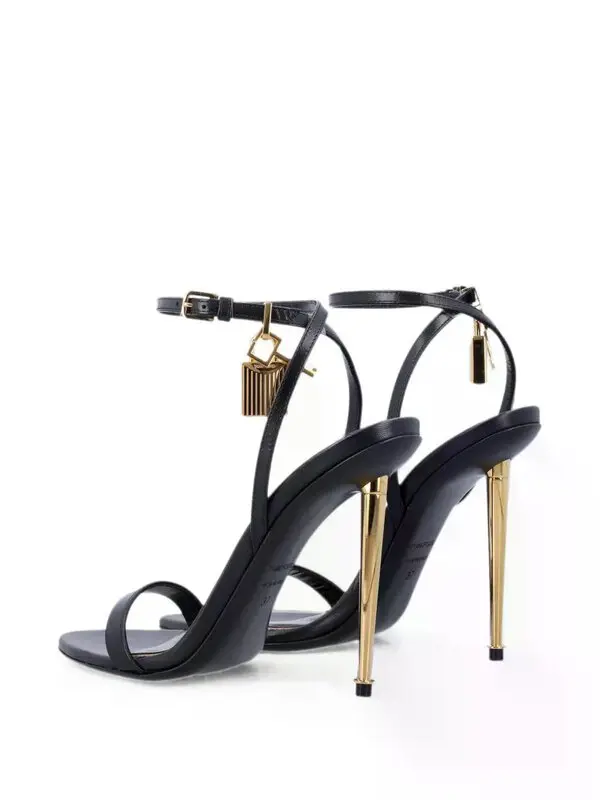TOM FORD Padlock Leather Sandals
