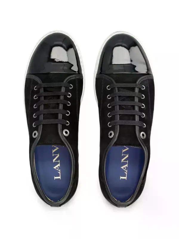LANVIN Dbb1 Cap-toe Lace-up Sneakers