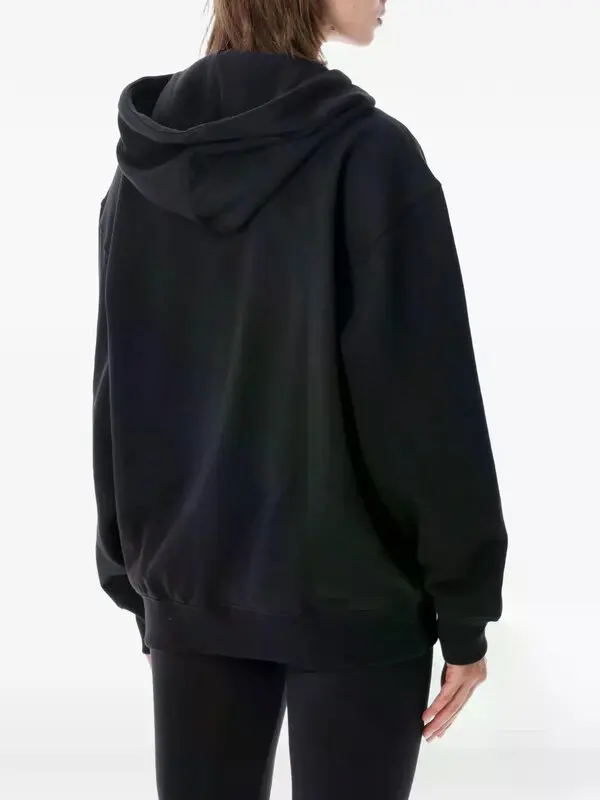 Adidas Logo-embroidered Pouch-pocket Hoodie