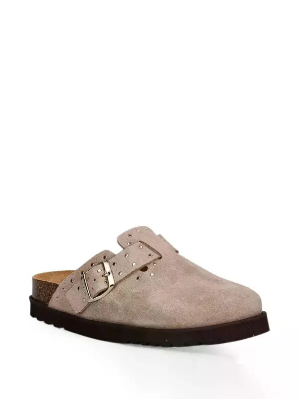 DR. SCHOLL'S SHOES Studded Buckled Slides