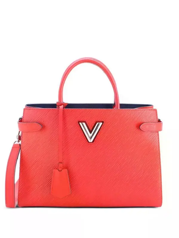 LOUIS VUITTON Twist Epi Leather Tote Bag - Red