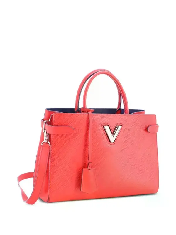 LOUIS VUITTON Twist Epi Leather Tote Bag - Red