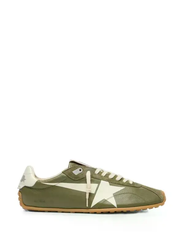 GOLDEN GOOSE Marathon Speed Leather Sneakers - Green