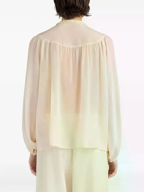 Momoni Silk Crêpe De Chine Blouse
