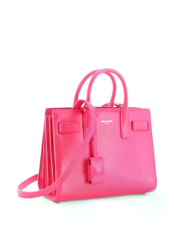 Saint Laurent Sac De Jour Leather Nano Tote Bag