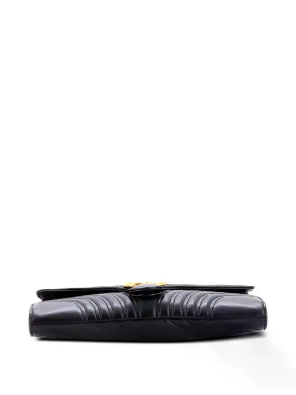 Gucci Gg Marmont Matelassé Leather Clutch Bag