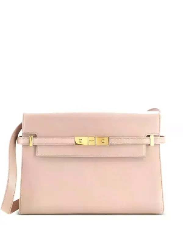Saint Laurent Manhattan Medium Shoulder Bag - Neutrals