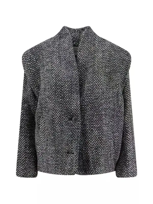 MARANT ETOILE Drogo Bouclé-knit Jacket - Black