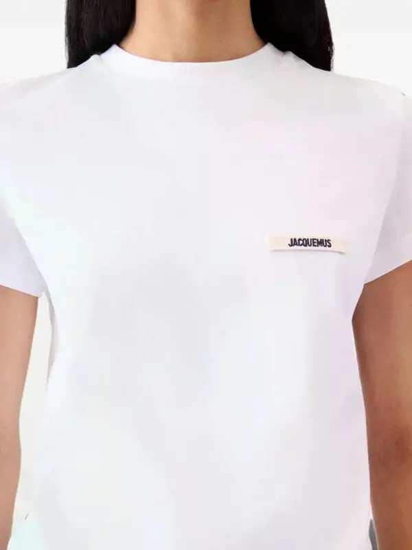 Jacquemus Logo Tag T-shirt - White