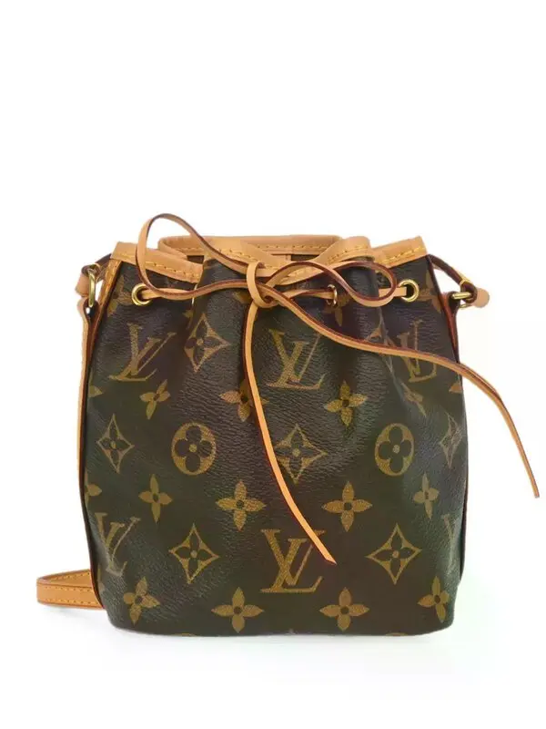 LOUIS VUITTON 2015 Monogram Nano Noé Shoulder Bag