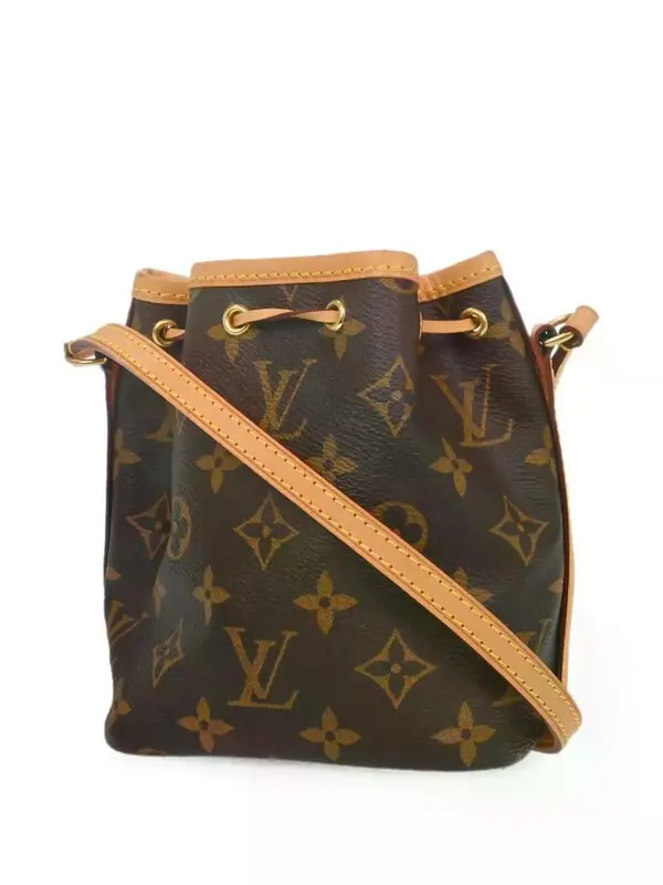 LOUIS VUITTON 2015 Monogram Nano Noé Shoulder Bag
