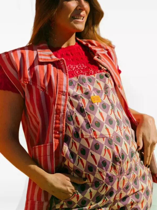 FAVORITE PEOPLE Formaggio Maternity Cotton Dungarees