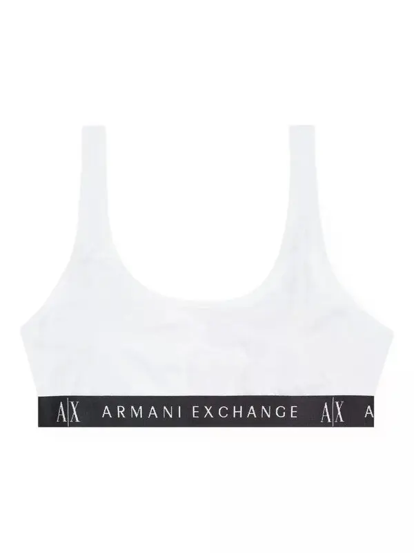 Armani Exchange Logo-band Bralette