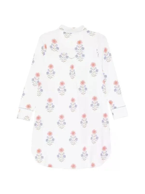 PIP STUDIO Floral-print Long-sleeve Nightdress