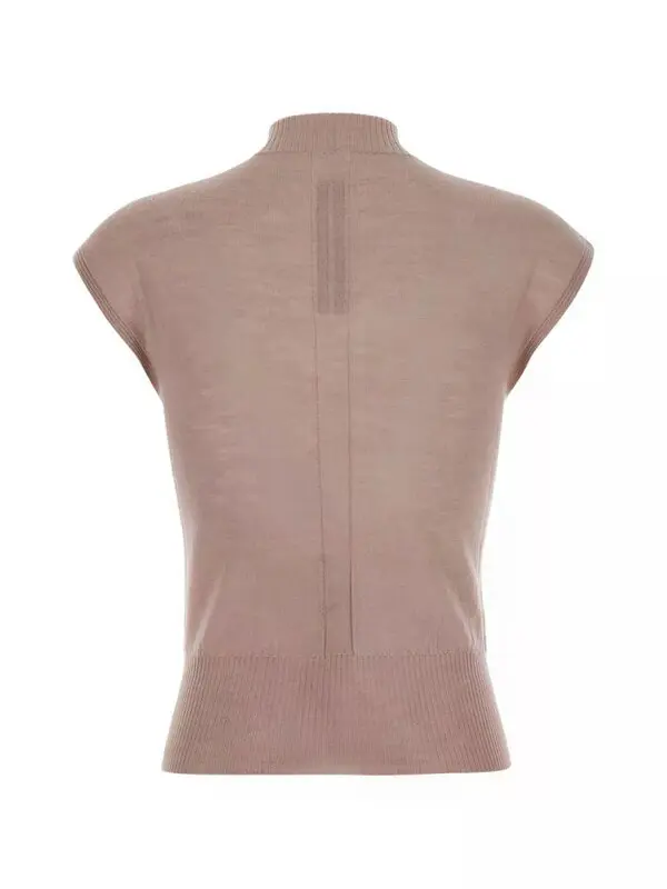 Rick Owens Sleeveless Roll Neck Top
