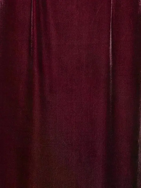 ROTATE BY BIRGER CHRISTENSEN Silk Velvet Strap Dress
