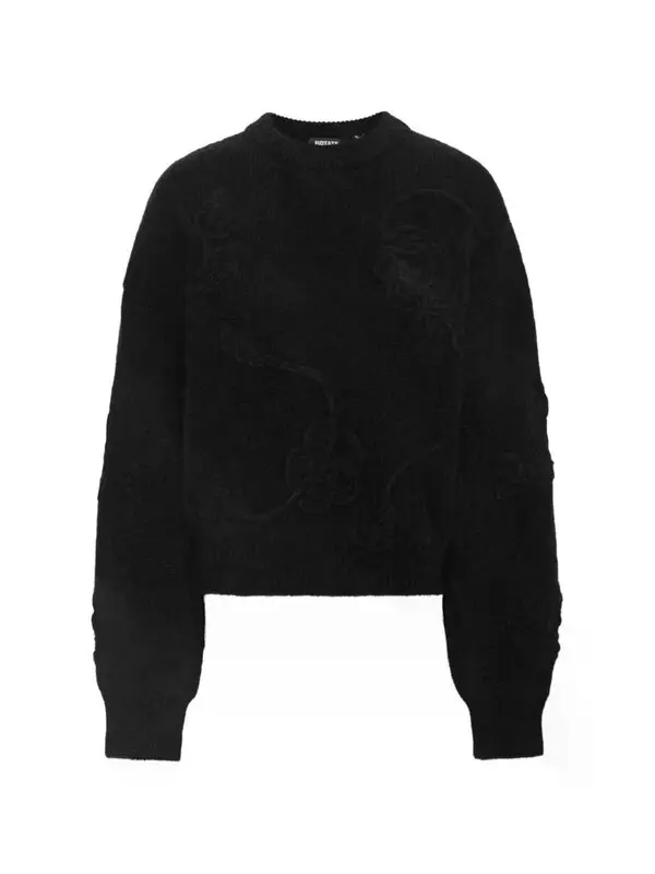 ROTATE BY BIRGER CHRISTENSEN 3d Flower Knit - Black