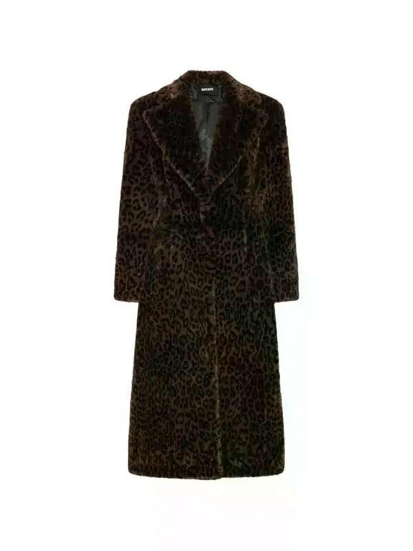ROTATE BY BIRGER CHRISTENSEN Faux-fur Coat - Brown