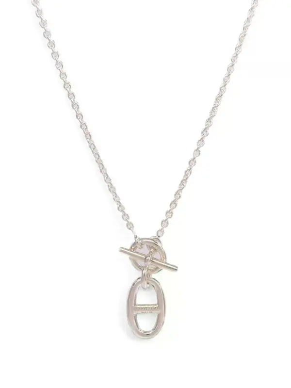 Hermès Amulette Chaine D'ancre Necklace - Silver