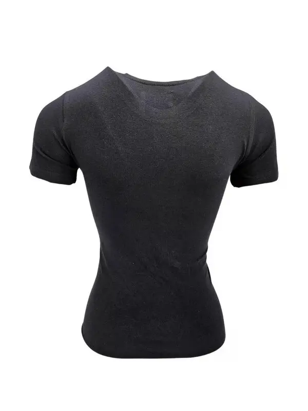 MADISON MAISON Glitter Star Motif T-shirt - Black
