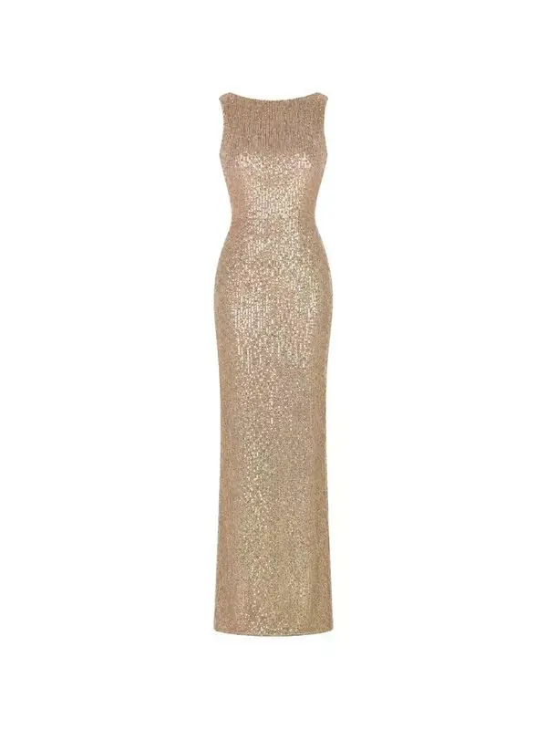 ROSERRY Kylie Sequin-embellished Sleeveless Maxi Dress