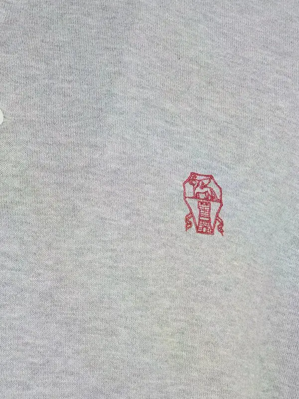 Brunello Cucinelli Logo-embroidered Polo Shirt
