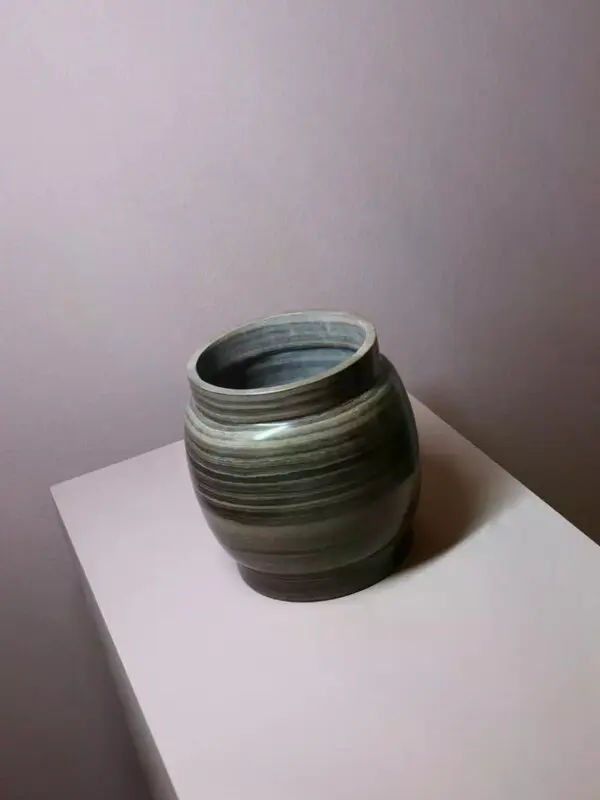 EDITIONS MILANO Medium Stone Polished Marble Vase