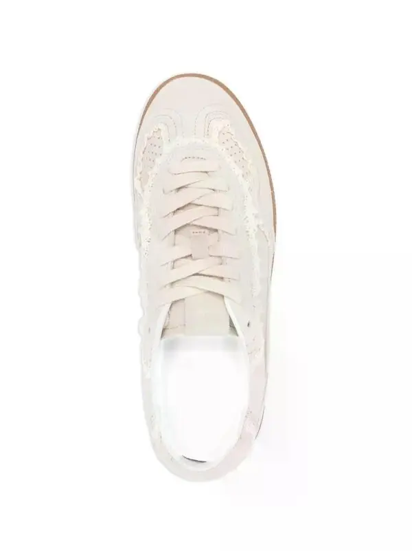ALOHAS Lace-trim Perforated Sneakers