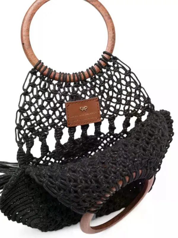 ANYA HINDMARCH Macramé Fish Clutch Bag