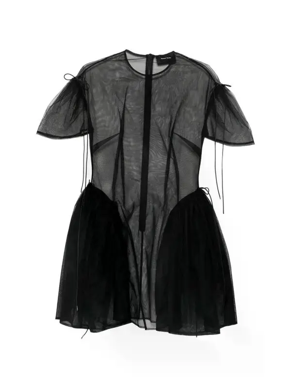 Simone Rocha Tulle Mini Dress - Black