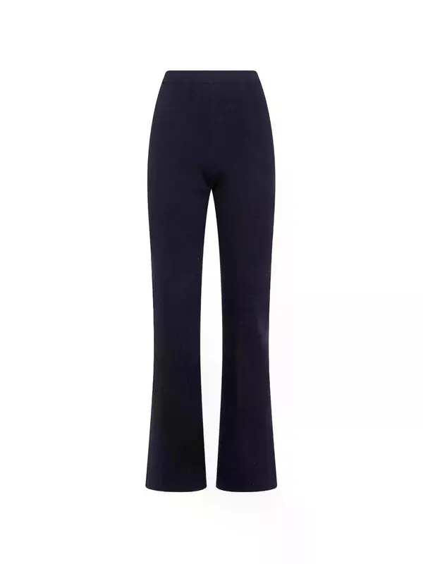 TWINSET Fine-knit Flared Trousers