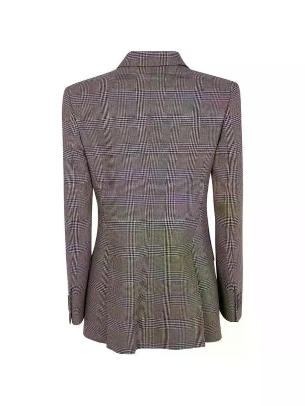 P.a.r.o.s.h Check-pattern Double-breasted Blazer