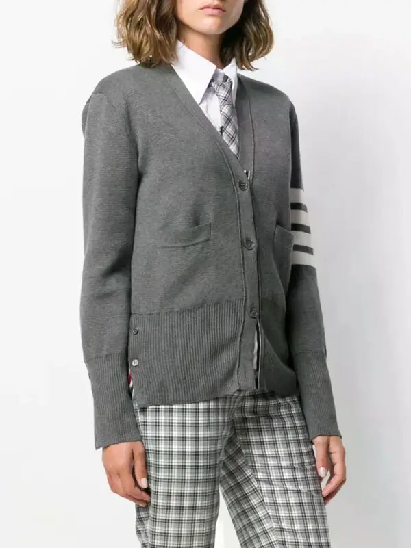 Thom Browne 4-bar Stripe Cardigan