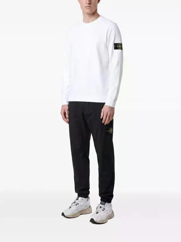 Stone Island Logo Patch Crewneck Sweatshirt