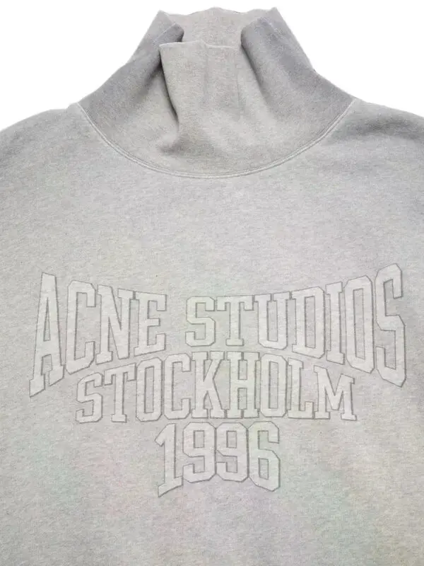 Acne Studios Fleece Sweatshirt With Logo