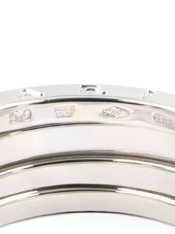 BVLGARI B.zero1 Three-band Ring In 18k White Gold