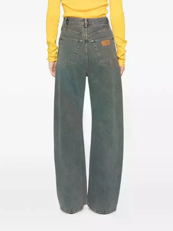 MAISON MARGIELA Faded Patch Detail Jeans