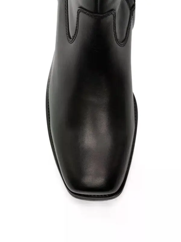 WON HUNDRED Barcelona Leather Cowboy Boots