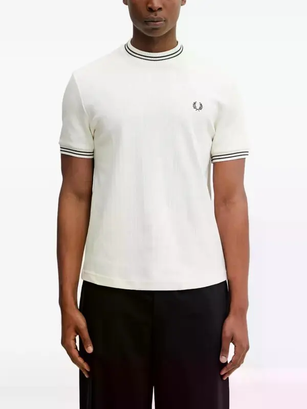 Fred Perry Ribbed Jersey T-shirt