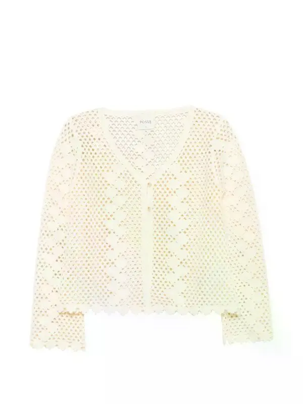 Posse Saskia Crochet-knit Cardigan