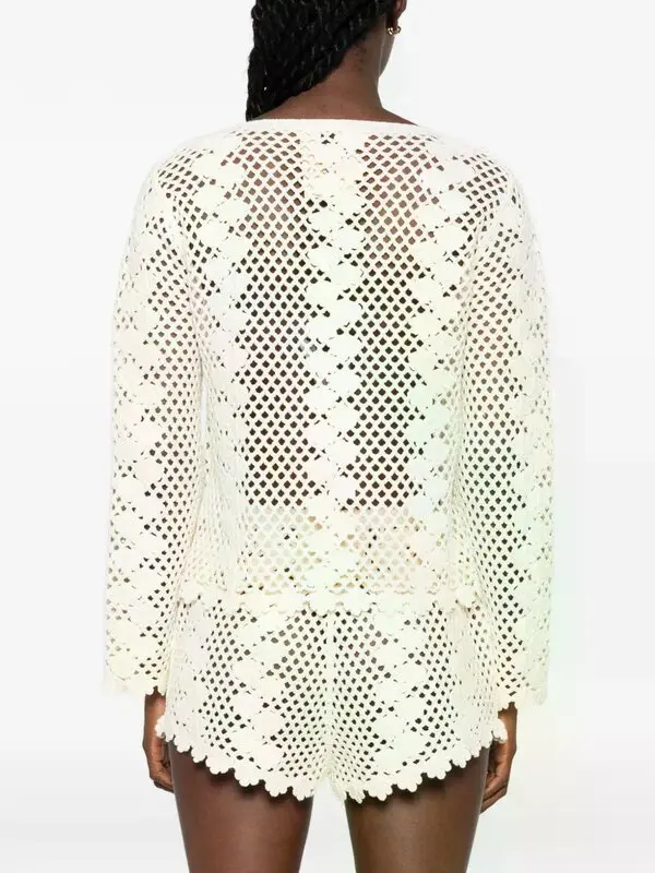 Posse Saskia Crochet-knit Cardigan