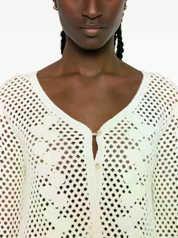 Posse Saskia Crochet-knit Cardigan