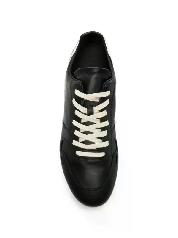 Rick Owens Lace-up Leather Sneakers