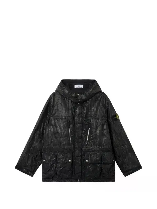 Stone Island Hooded Zip-up Jacket
