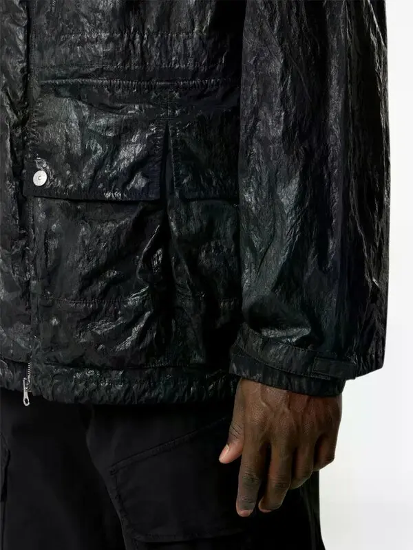 Stone Island Hooded Zip-up Jacket