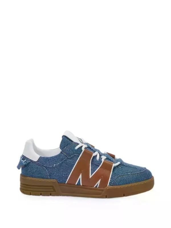 Moschino M-patch Denim Sneakers