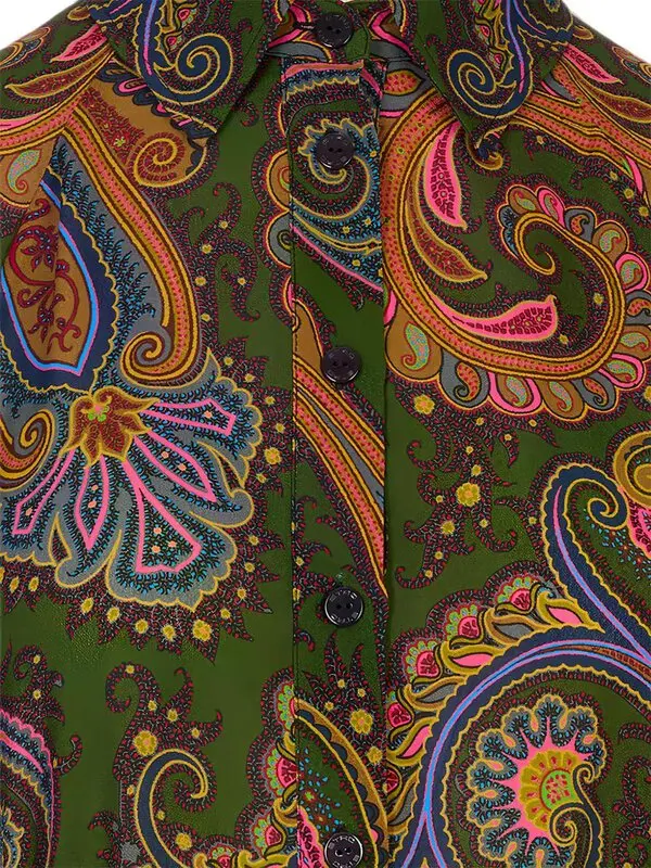 Etro Paisley-print Belted Dress