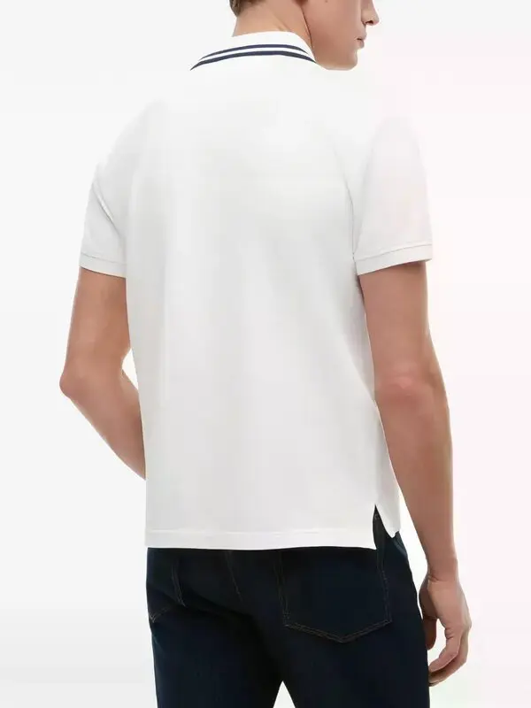 Tommy Hilfiger Logo-embroidered Tipped Polo Shirt